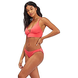 Billabong womens Classic Lowrider Bikini Bottom, Fuego, Large US