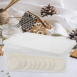 Luxshiny 1Pcs Clear Storage Box Stackable Clear Storage Bins Storage Bin Tote Storage Holder Box For Home Shop- 2. 1L