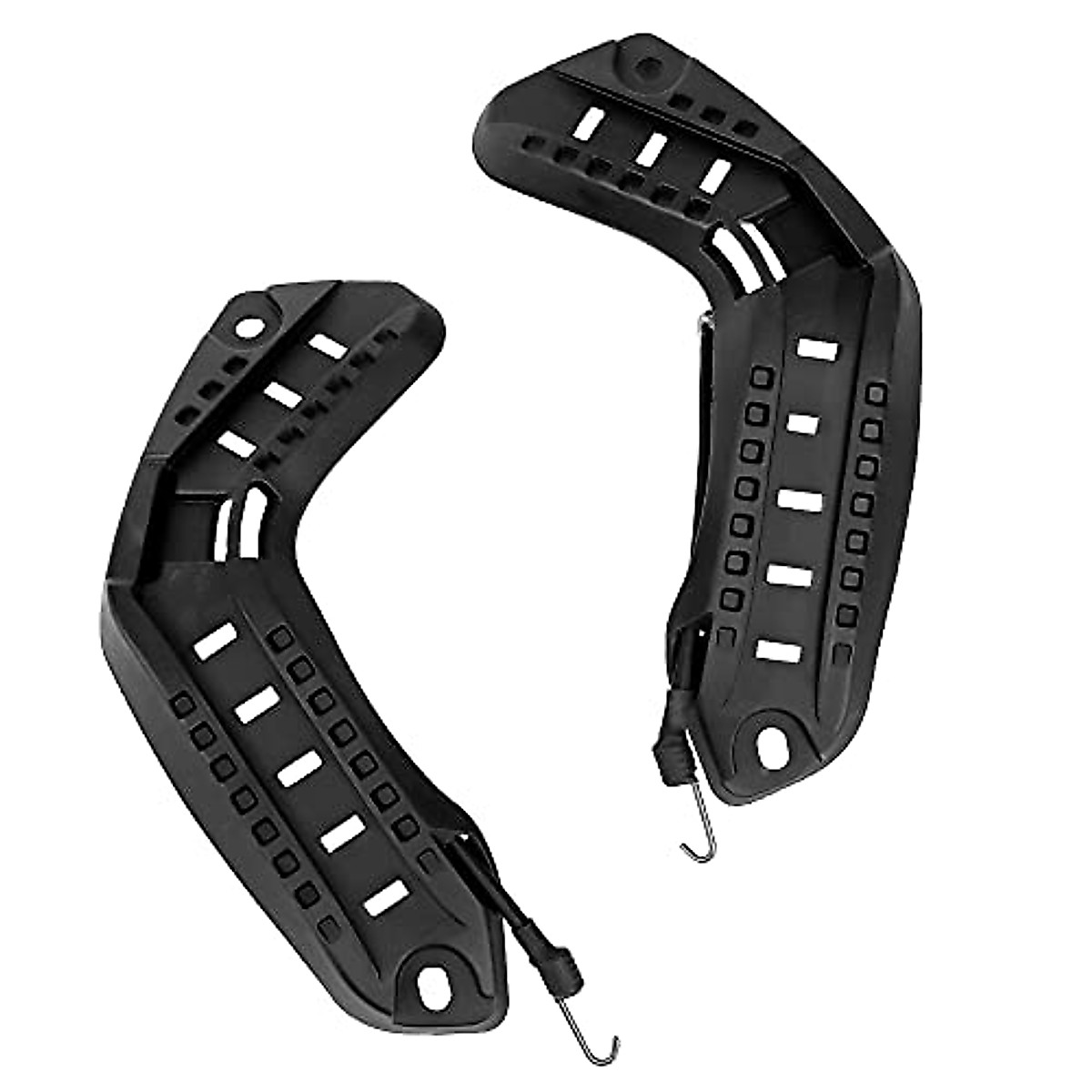 ATAIRSOFT Tactical Military Helmet Side Rails for Fast ACH Helmet with Lanyard Mounting Screws Helmet Accessories Black