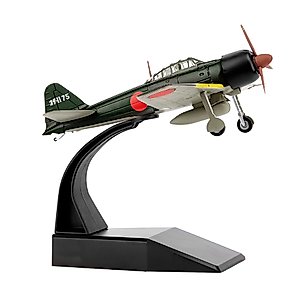 HANGHANG 1/72 Japan Zero Fighter Plane Model Metal Aircraft Model Military Airplane Model Diecast Plane Model for Collection or Gift