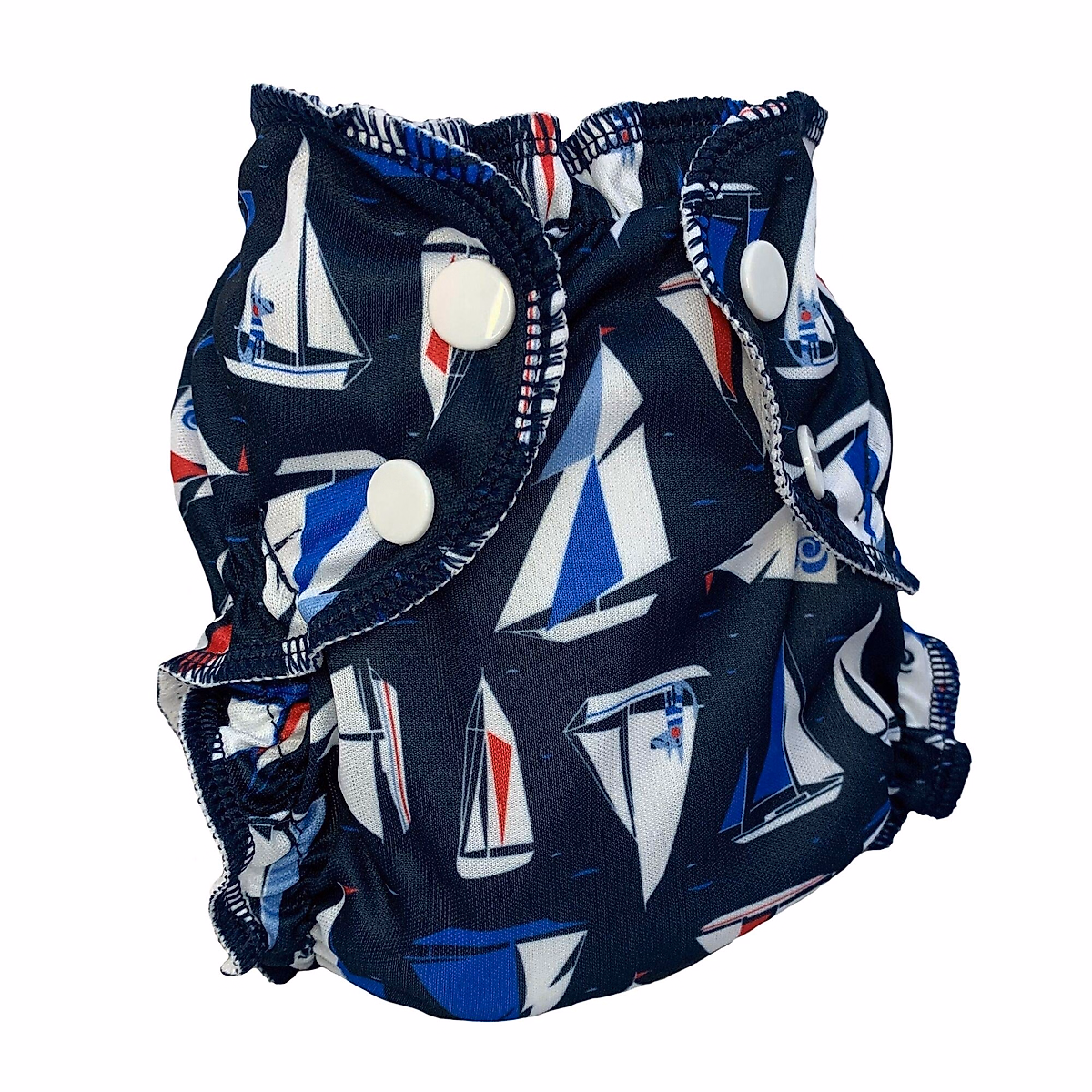 Applecheeks Washable Swim Diaper (Smooth Sailing, Size 2)
