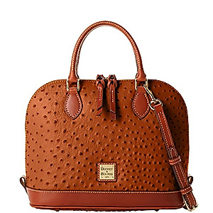 Dooney & Bourke Ostrich Zip Zip Satchel