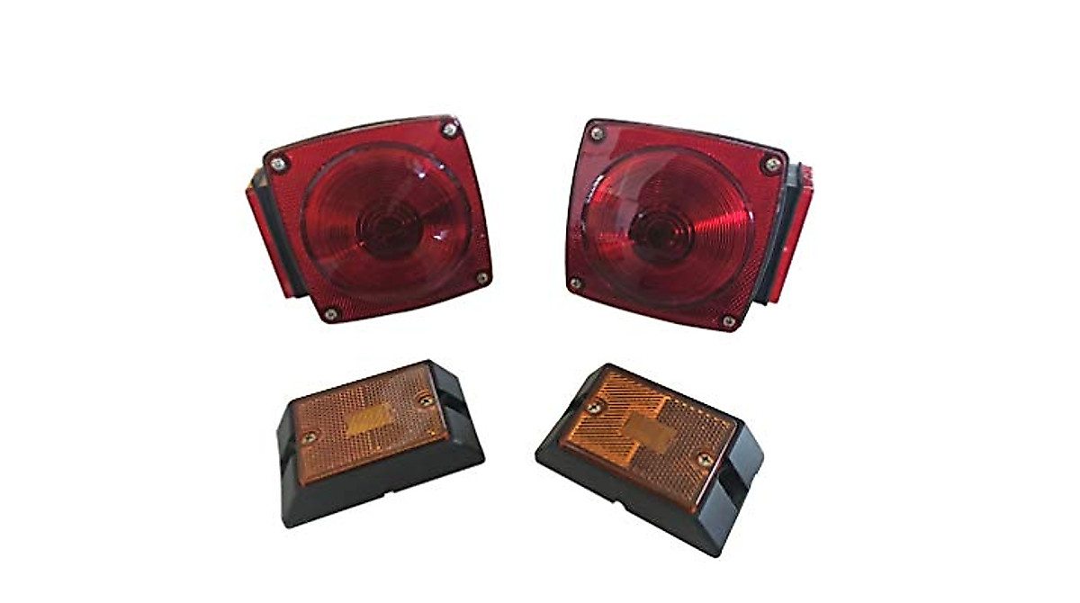 MAXXHAUL 12V Trailer Light Kit for Trailers Under 80"