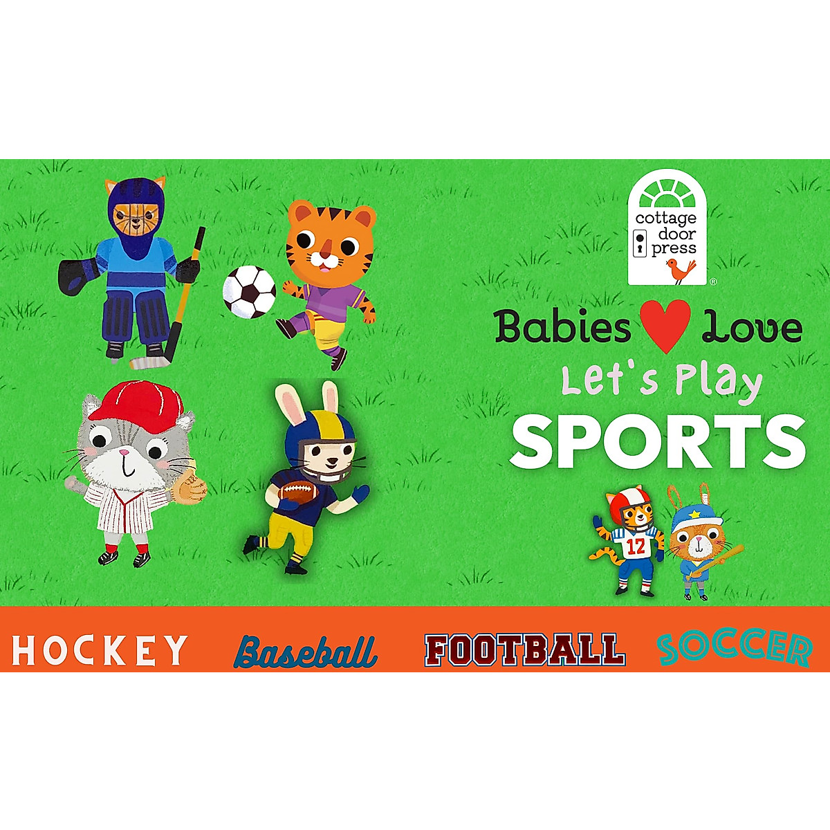 Let's Play Football! A Lift-a-Flap Board Book for Babies and Toddlers, Ages 1-4 (Chunky Lift-A-Flap Board Book)