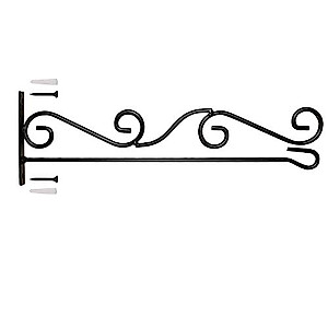 Wall Garden Flag Holder,Wall Garden Flag Stand,Garden Flag Scroll Hanger,Garden Flag Wall Hanger,one Piece Garden Flag Stand for Wall Porch,Great Gifts Ideas
