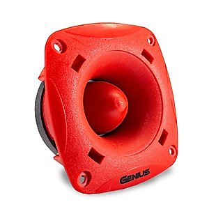 Genius Audio GPRO-T10 1.8", 65 Watts RMS - 350 Watts Max, Pro Audio Super Tweeter Speaker, Phenolic Diaphragm Car Audio Speaker, Ferrite Y30 Magnet, 4 Ohms (1 Speaker)