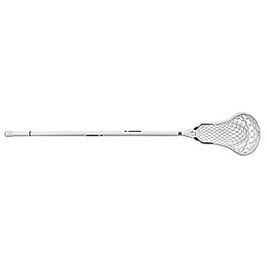 STX Lacrosse Fortress 700 Complete Stick with Crux Mesh Pro Pocket, White