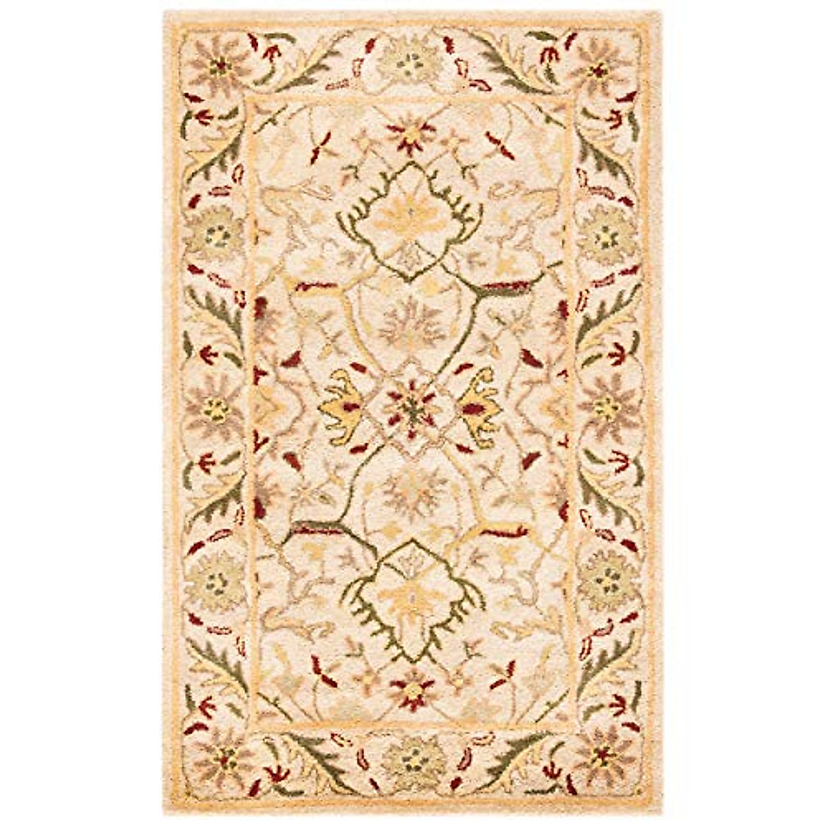 SAFAVIEH Antiquity Collection 8'3" x 11' Ivory AT14A Handmade Traditional Oriental Premium Wool Area Rug