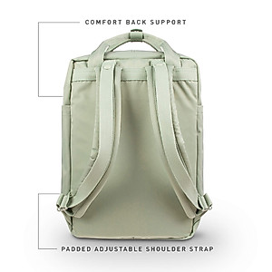 Doughnut Macaroon Nature Pale Series 16L Travel School Ladies College Girls Lightweight Commuter Casual Daypacks Bag Backpack (Soft Sunrise)