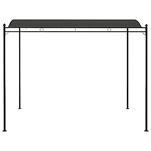 vidaXL Gazebo Outdoor Garden Sunshade Awning Party Tent Cream White/Anthracite