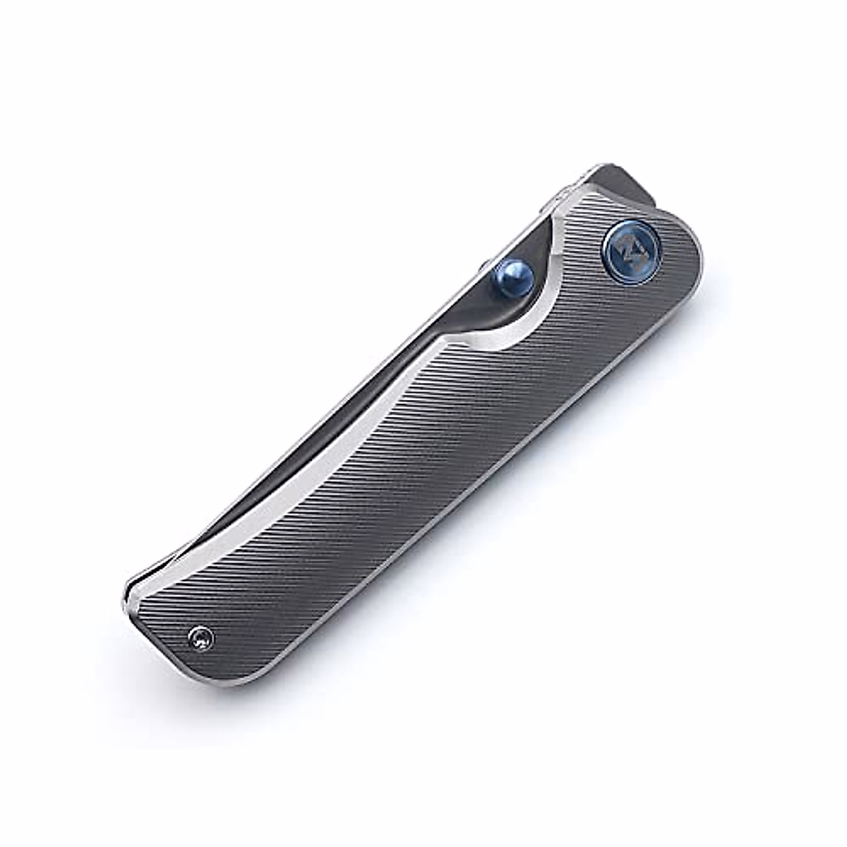 Miguron Knives Pagos II Folding Knife 3.25" M390 Blade Titanium Handle Pocket Knife MGR-607TGYII