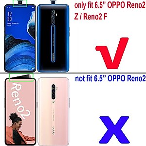 J&H Phone Case for Oppo Reno2 F,Ring Holder Case for Oppo Reno2 F, Finger Loop Case with 360 Degree Rotatory Ring Stand for Oppo Reno2 F