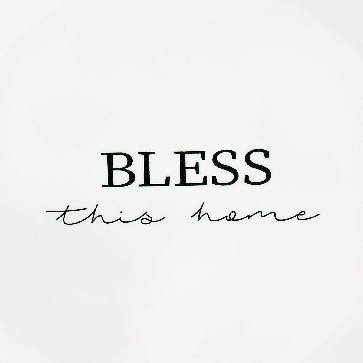 Bless this home 10.25 x 10.25 Melamine Decorative Serving Platter