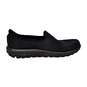 Skechers Women's Go Walk Black/Charcoal Walking Shoe 7.5 W US