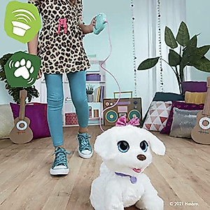 FurReal GoGo My Dancin' Pup, Electronic Pet Toy, Dancing Toy with 50+ Sounds and Reactions, Interactive Toys, Ages 4 and Up, White