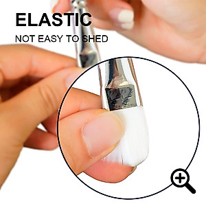 HIMI Gouache/Watercolor Paint Brushes Set 5 Pcs for Acrylic Oil Watercolor Face & Body Gouache Painting Nice Gift Art hobbyist,Adults (Blue, Watercolor Brush)