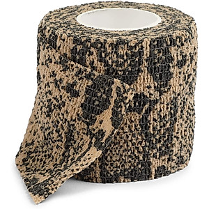 6 Rolls Self Adhesive Bandage Wraps, 2 Inch x 5 Yards Cohesive Vet Tape for First Aid (Animal Print)