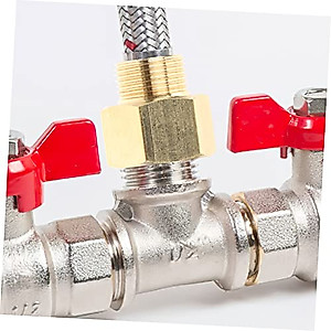 generic 2pcs Pipe Outer Fitting/Adapter Inner Extension To Thread Propane G/