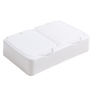 Qiopertar Wet Wipes Box, Baby Moist Toilet Paper Box, Baby Wipes Box, Wet Wipes Dispenser, Wipes Box, Storage Box with Lid for Home and Office