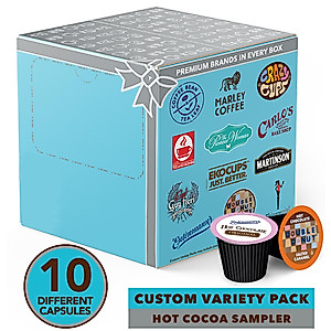 Hot Cocoa and Chocolate Variety Sampler Pack for Keurig K-Cup Brewers, 10 Count
