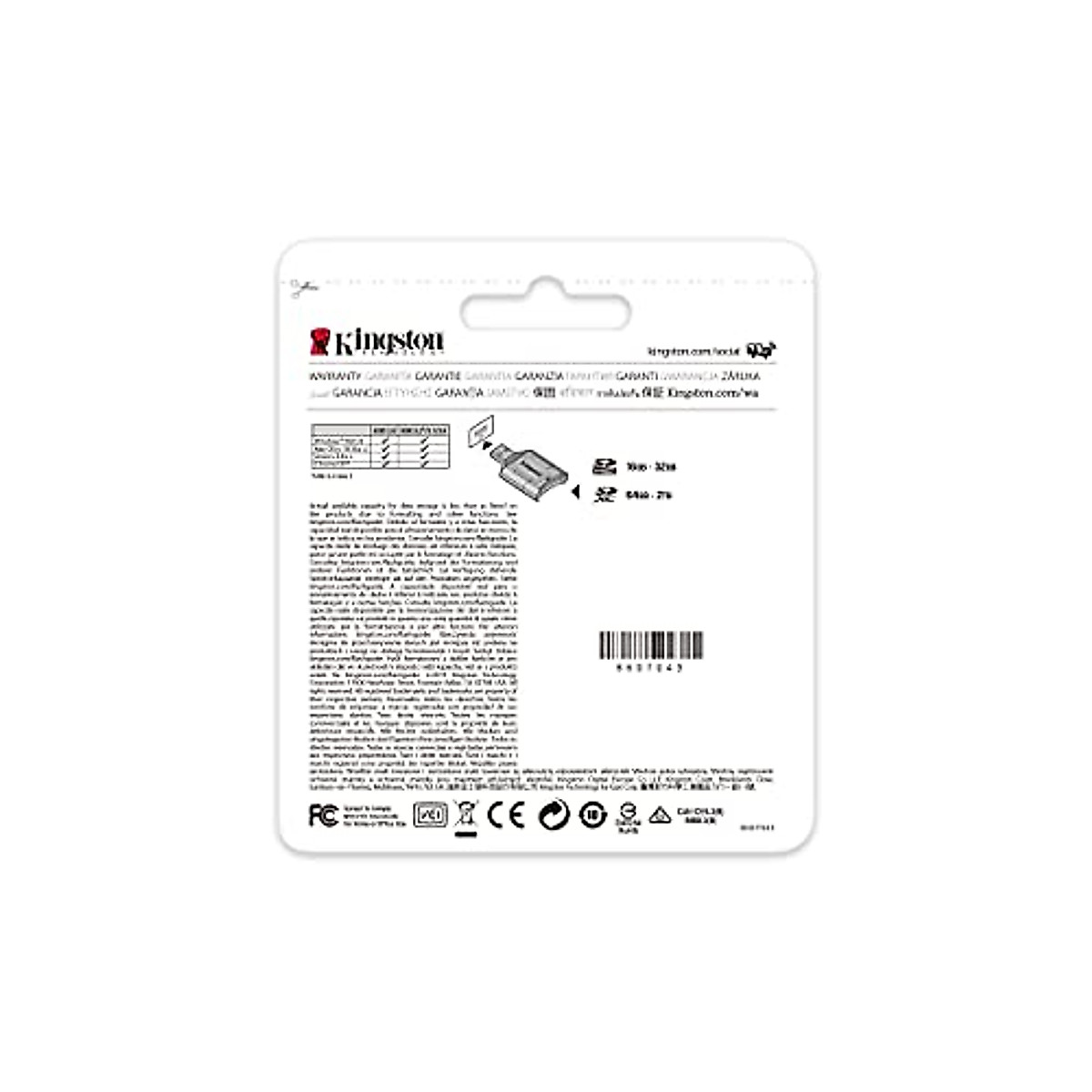 Kingston 128G SDXC Canvas React Plus 300MB/s Read UHS-II, C10, U3, V90 Memory-Card (MLPR2/128GB)