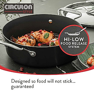 Circulon Style Hard Anodised Skillet, 28cm