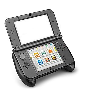 TNP New Nintendo 3DS XL Hand Grip - Protective Cover Skin Controller Grip Case Ergonomic Comfort Anti Slip Handle Console Grip with Kick-Stand for New Nintendo 3DS XL LL 2015 Model