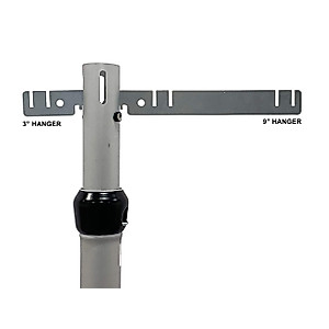 Crossbar Valance Hanger, for Pipe and Drape (3" Hanger, 2 Pack)