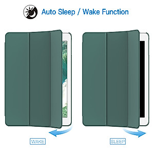 JETech Case for iPad Air 1st Edition (NOT for iPad Air 2/3/4/5), 9.7 Inch, Smart Cover with Auto Wake/Sleep (Misty Blue)