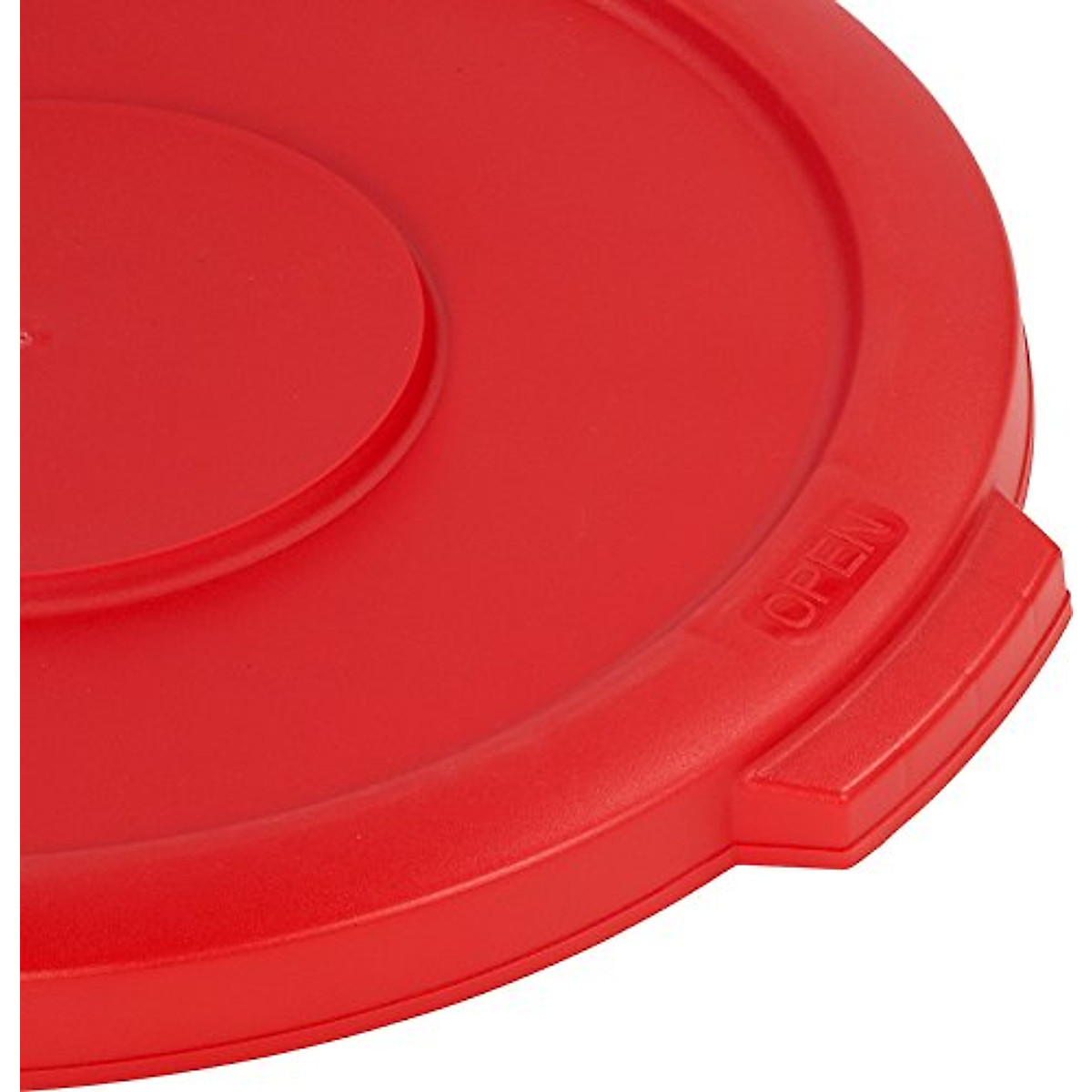 CFS 34101105 Bronco Round Waste Bin Food Container Lid, 10 Gallon, Red