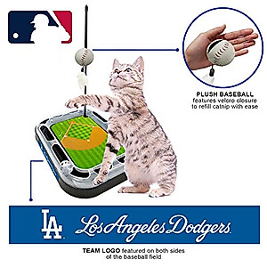 Pets First Los Angeles Dodgers Baseball Cat Scratcher Toy