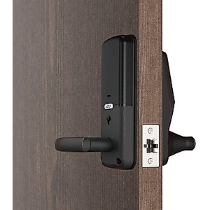 2 Peice Lockly Smart Lock - PGD628WVB and PGD628FVB Bundle, Fingerprint Door Lock with Patented Keypad, App Control (Venetian Bronze)
