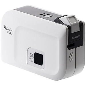 Brother P-touch, PT1230PC, PC-Connectable Label Maker, No Software Needed, Four Different Label Widths, Compact Design, White