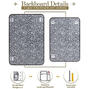 Modern 24"x36" Black Bathroom Mirrors for Wall, Framed Rectangle Mirror with Rounded Corner, Metal Black Mirror for Bathroom Vertical or Horizontal Hang, Black Wall Mirrors for Vanity, Restroom