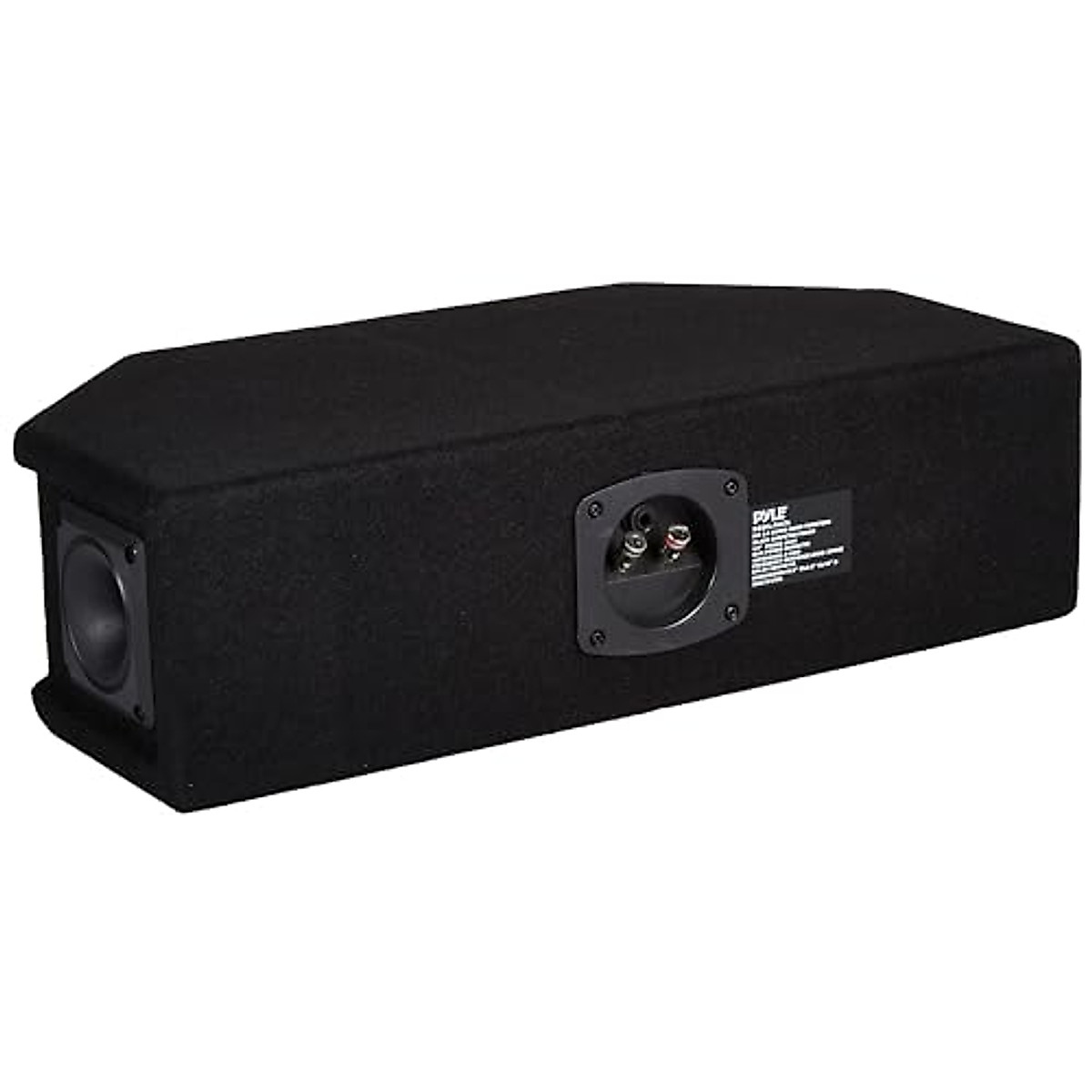 Pyle-Pro 6 Way DJ Speaker System, 300 Watt Peak Power, 150 RMS, Six 2.5 Inch Piezo Horn Tweeters, 8 Ohm Impedance, Full Range Audio Reproduction, Black Carpeted Finish