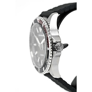 Emporio Armani Emporio Armani Three-Hand Date Black Mesh Silicone Watch (Model: AR11341)