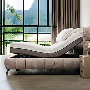 Donext Adjustable Bed Base, Queen Bed Frame, Independent Head and Foot Incline, Quiet Motor, Wireless Remote Control, Electric Bed Base