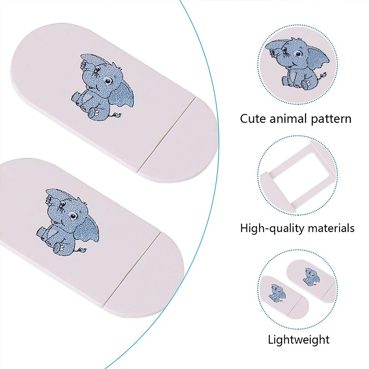 SOLUSTRE 12 pcs Camera Privacy Cover Webcam Cover Slide Camera Slide Cover Cute Laptop Lens Cover Webcam Privacy Computer Tablet para niños Webcam Lens Cover Slider Protector Pearlescent