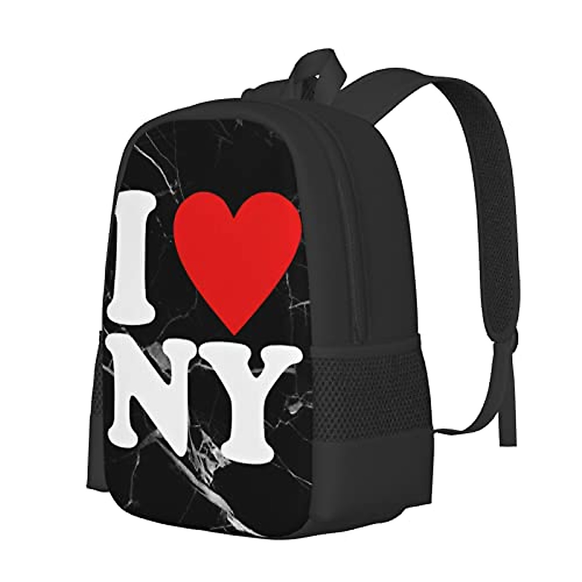 Suriohl-I-Love-NY-New-York-Backpack, Laptop Backpack Gym Bags Black School Bookbags Travel Daypack For Women Men Teens