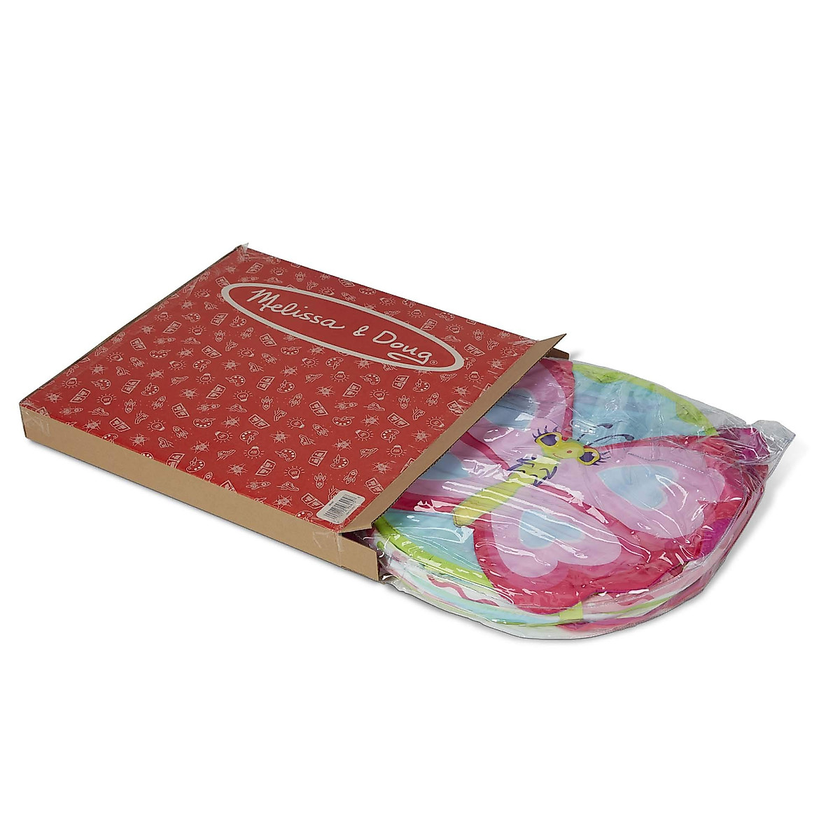 Melissa & Doug Sunny Patch Cutie Pie Butterfly Crawl-Through Tunnel (E-Commerce Packaging) - Indoor Outdoor Baby Tunnel Crawl Developmental Activity Toy