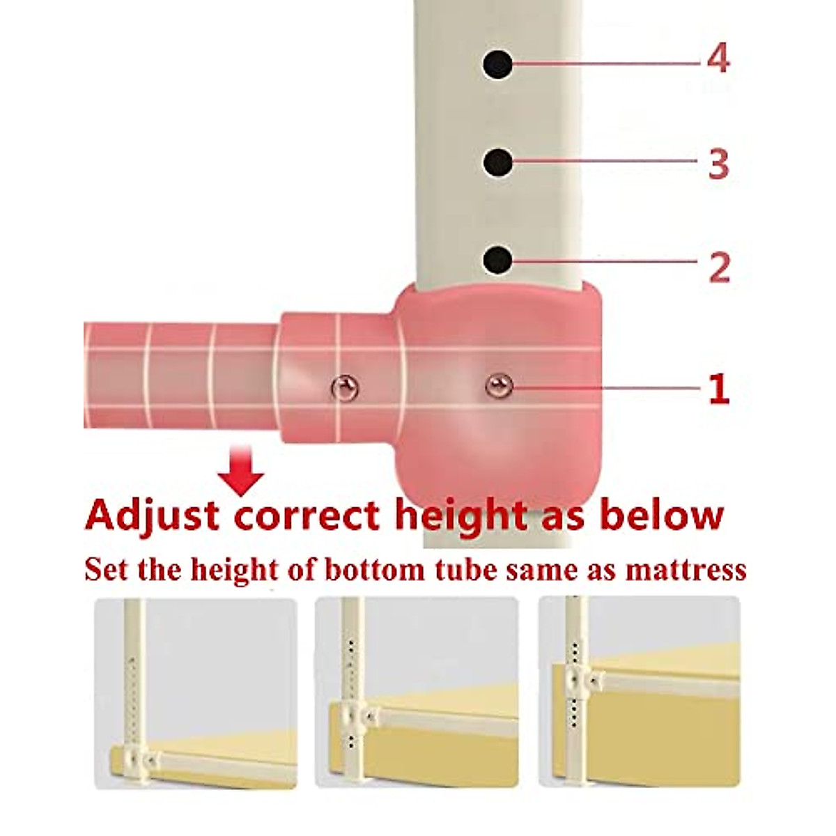 Bed Rail for Toddlers Extra Long Bed Railing for Queen & King & Twin Full Size Bed Rail Guard Bed Safety Fence Guard Rail Rail Sleep Rails Bed barriers Bumper Extra Tall Rail 70.8" 1 side