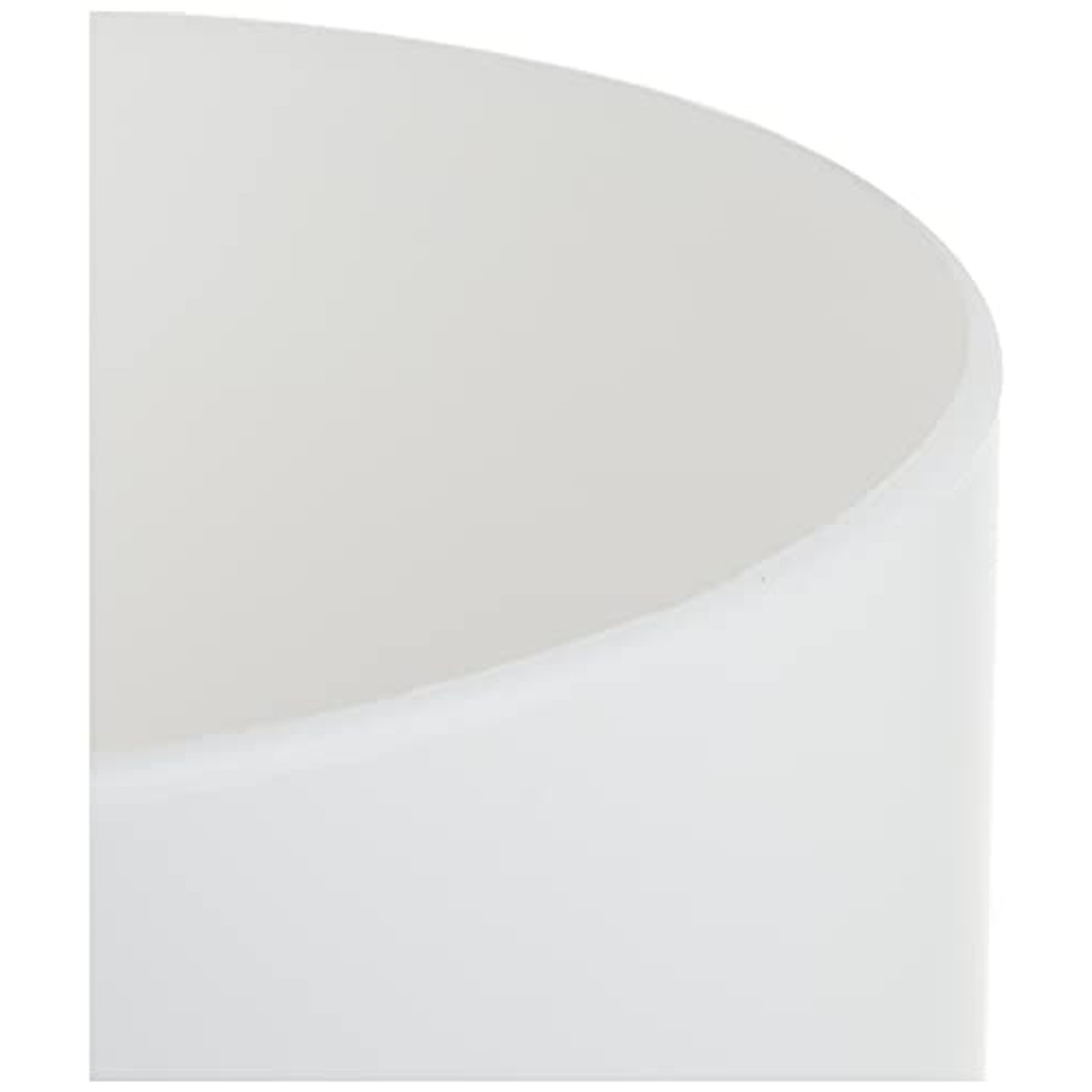 Umbra Touch Waste Can, Small Trash Can with Lid, Swing Lid Waste Basket, Garbage Can with Lid for Washroom/Bathroom, White