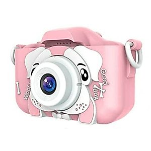 Children Digital Camera, Kids Camera, Anti-Drop Mini Children Selfie Cartoon Camera, 1080P HD Digital Video Camera for Girls Boys Christmas Birthday Gifts(Pink)