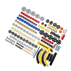 KonHaovF 213PCS Differential Gear Box Set for Technic Series Parts Compatible with Lego Technic Parts, DIY Gears Assortment Pack(Liftarm, Pins, Axles, Connectors) for Technic Building Blocks Set