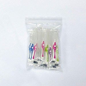 Wasser Vela 16pcs XL Size Orthodontic Interdental Brush, 4 Handle Colors, Clean Between Teeth and Braces, Flexible Handle and Durable Wire, Easy to Use and No Break (Started Pack)