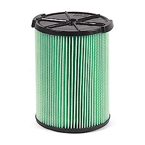 WORKSHOP Wet/Dry Vacs Vacuum Filters WS23200F HEPA Media Filter For Shop Vacuum Cleaner (Single HEPA Media Filter For Wet/Dry Vacuum Cleaner) Fits WORKSHOP 5-Gallon to 16-Gallon Shop Vacuum Cleaners