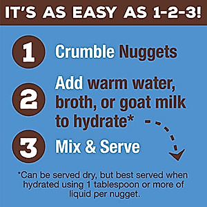 Primal Freeze Dried Dog Food Nuggets Duck 14 oz, Complete & Balanced Scoop & Serve Healthy Grain Free Raw Dog Food, Crafted in The USA