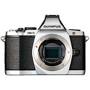 Olympus OM-D E-M5 16MP Live MOS Mirrorless Digital Camera with 3.0-Inch Tilting OLED Touchscreen [Body Only] Silver (Discontinued by Manufacturer)