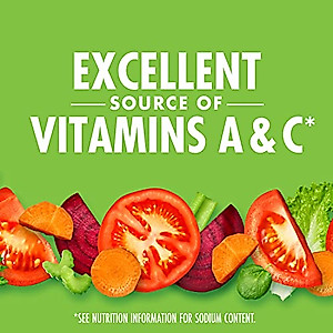 V8 Original 100% Vegetable Juice, Vegetable Blend with Tomato Juice, 46 FL OZ Bottle (Pack of 6)