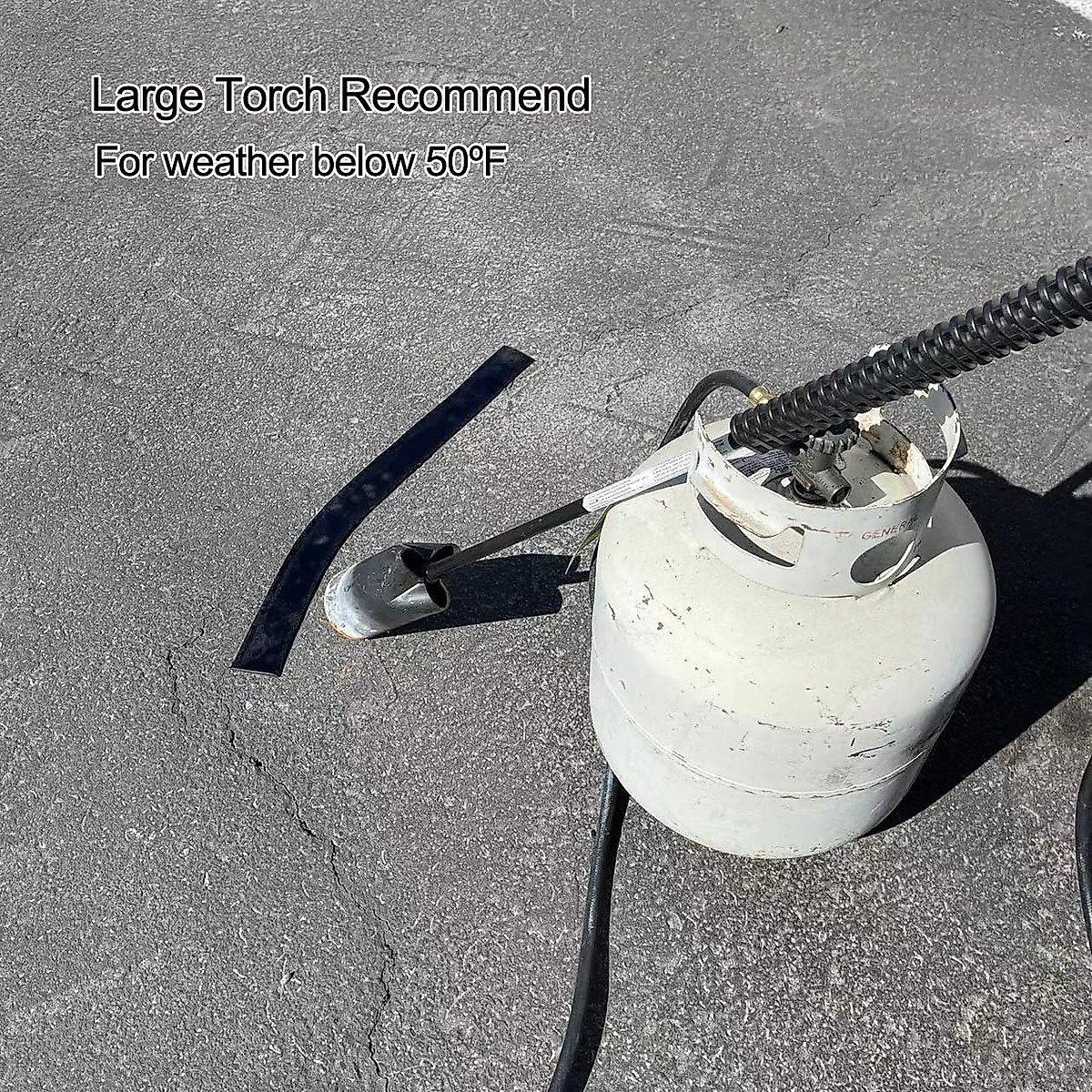 EWT Premium Asphalt Tarmac Parking lot Joint and Crack Sealer Repair Hot-Filler II Tape 2IN x 50 FT Long (3mm Thick)